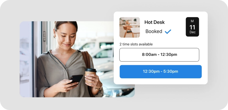Automated Desk Booking for Coworking Spaces | Optix